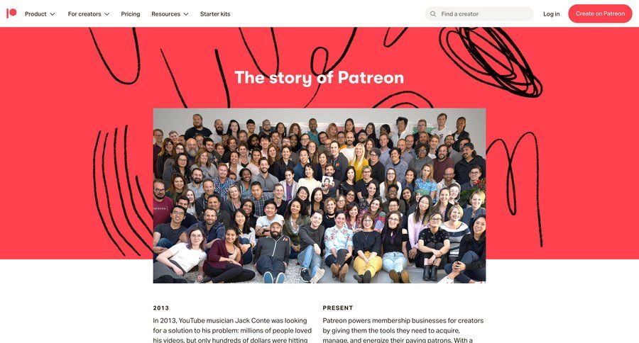 Patreon UI screen examples | Nicelydone