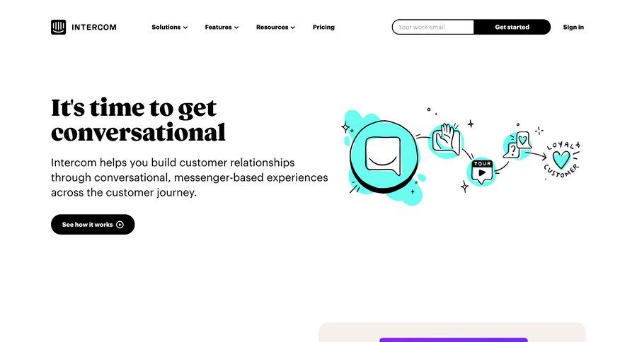 Intercom UI screen examples | Nicelydone