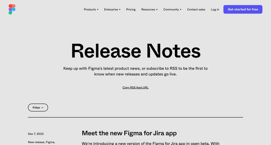 Figma page examples | Nicelydone