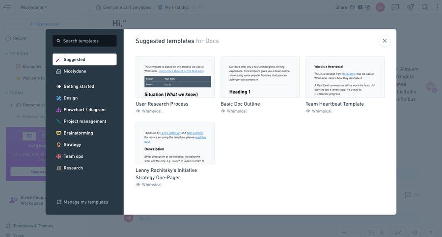 Importing user flow examples | Nicelydone