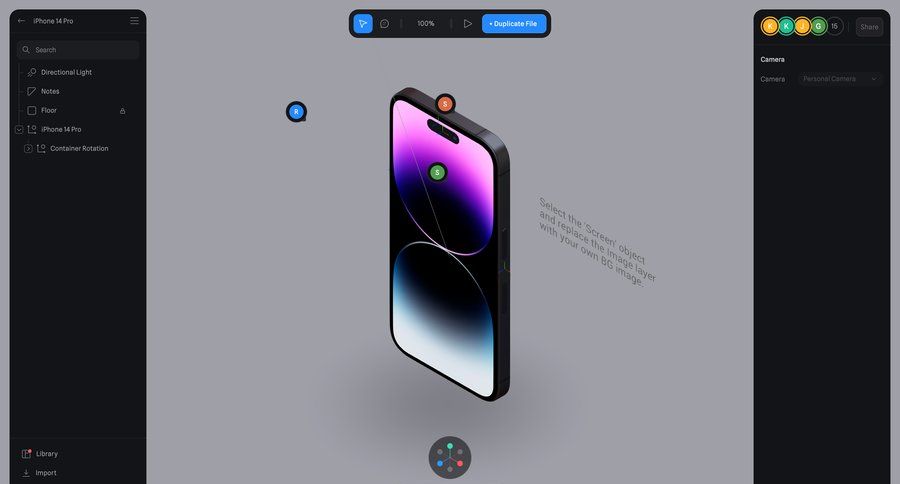 Spline page examples | Nicelydone