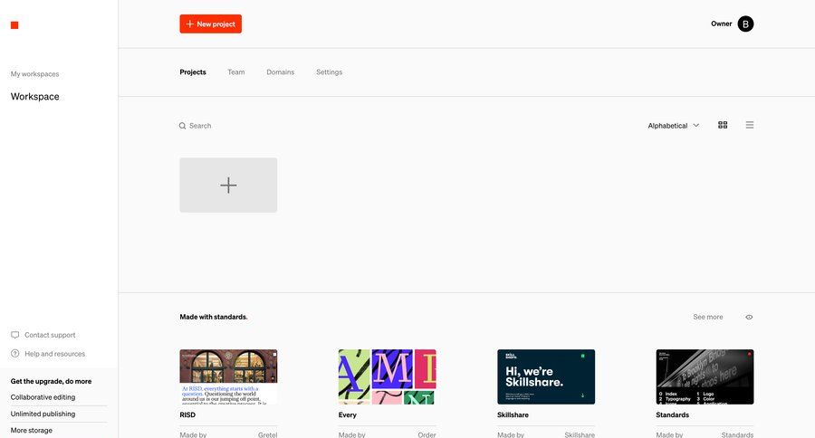 Standards page examples | Nicelydone