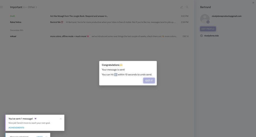 Keyboard shortcuts page design examples from Saas web applications | Nicelydone