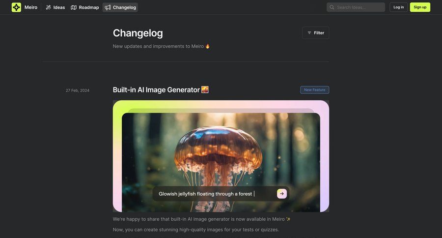 Meiro UI screen examples | Nicelydone