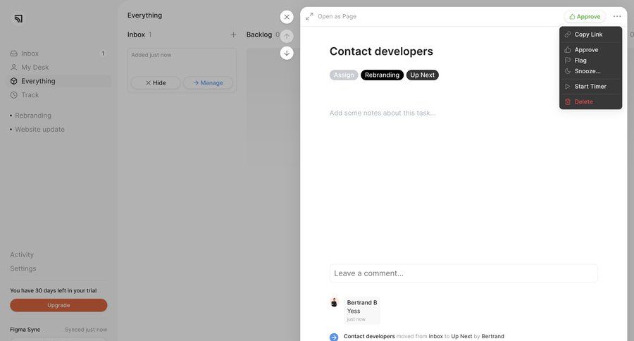 Detail page page design examples from Saas web applications | Nicelydone