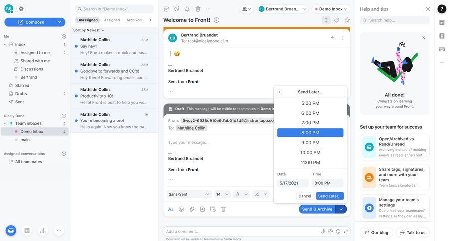 Front UI screen examples | Nicelydone