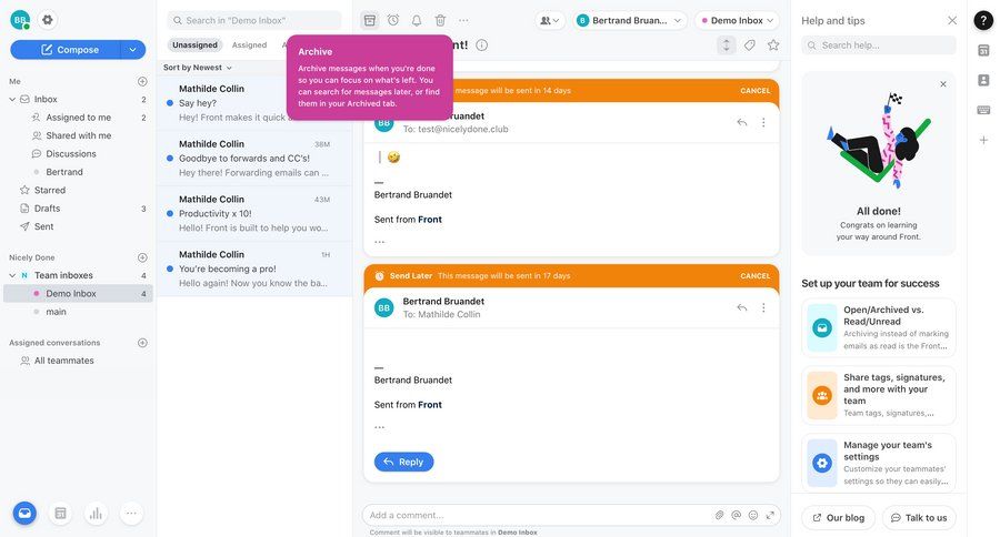 Front UI screen examples | Nicelydone