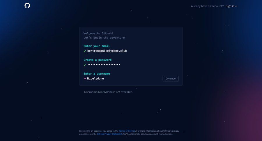 Github UI screen examples | Nicelydone
