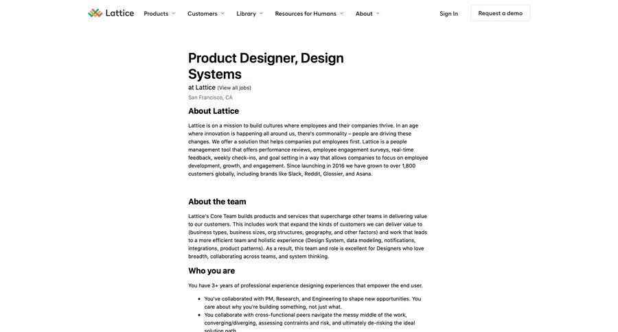 Lattice UI screen examples | Nicelydone