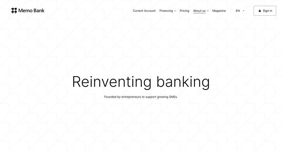 Memo Bank UI screen examples