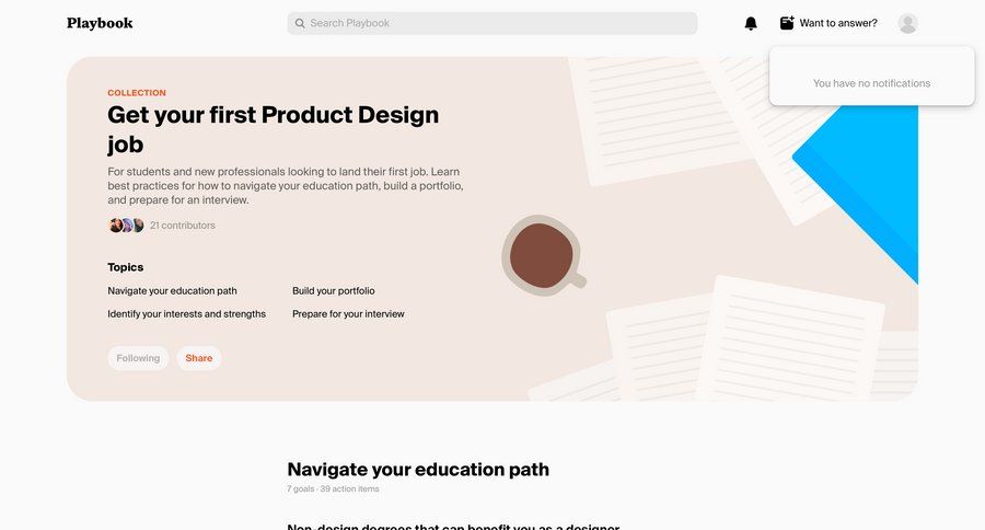Playbook page examples | Nicelydone