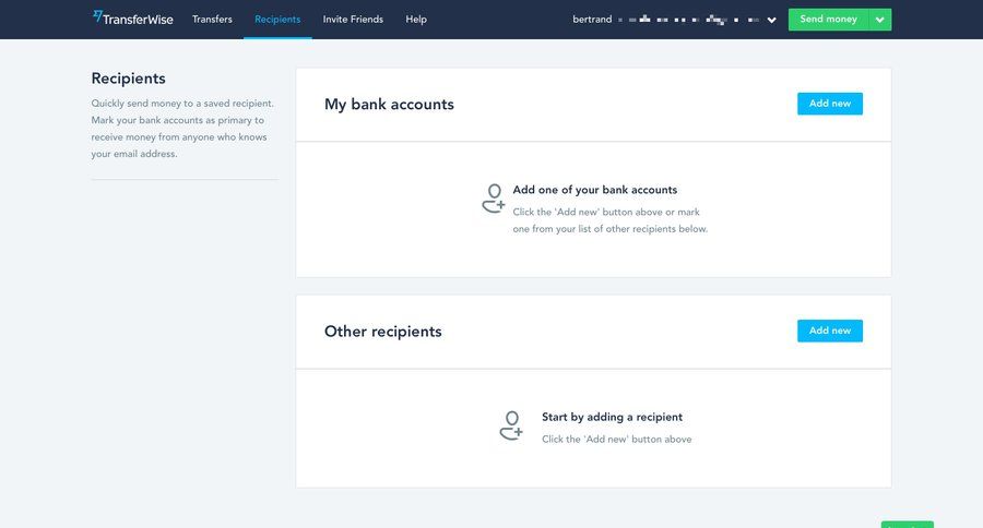 TransferWise page examples | Nicelydone