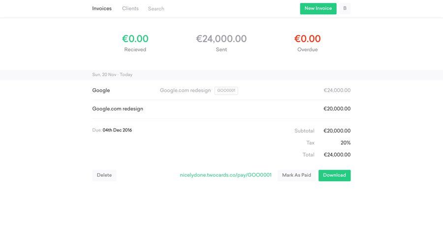 Two cards UI screen examples | Nicelydone